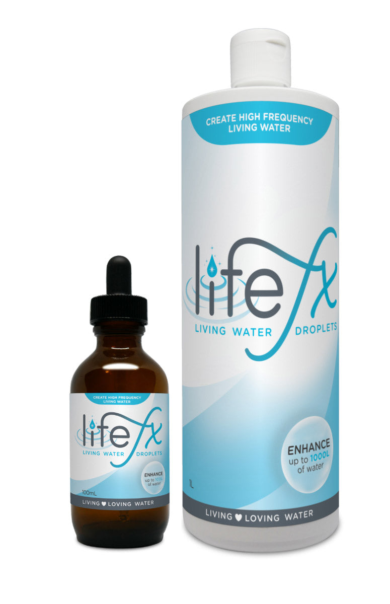 LifeFX Living Water Droplets 1L & 100mL | Purify, Structure, Hydrate